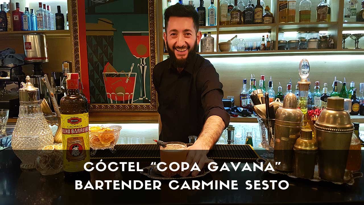 Cóctel Blue Demon, del bartender Sergio Freile | Copas Con Estilo